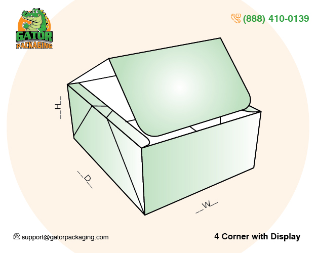 4 Corner with Display by Gator Packaging