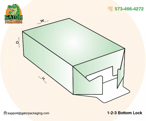 1-2-3 Bottom Lock - Gator Packaging