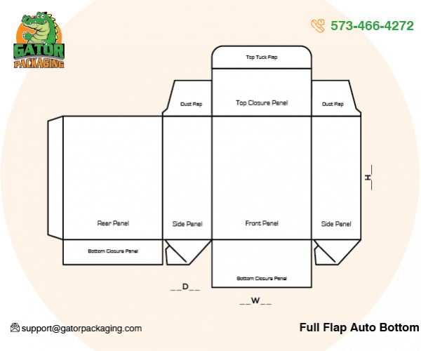 Full Flap Auto Bottom Boxes - Custom Boxes with Logo Wholesale - Custom ...