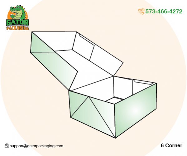 6 Corner Boxes - Custom Boxes with Logo Wholesale - Custom Packaging